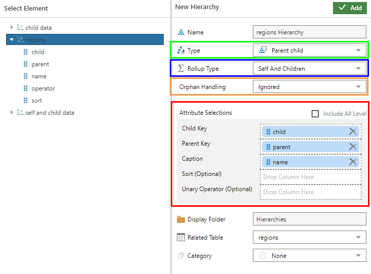 Build Parent Child Hierarchies